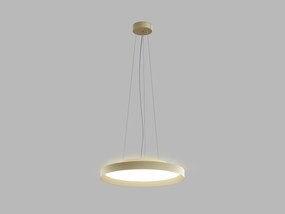 Led2 Závěsné LED svítidlo MOON P- Z, ø 40 cm Barva: Broušené zlato, Stmívání: DALI/PUSH