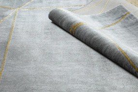 Dywany Łuszczów Kusový koberec Emerald 1022 grey and gold ROZMĚR: 140x190