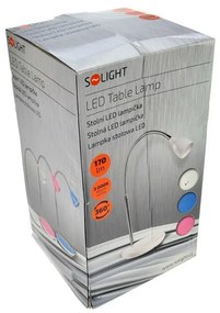 SOLIGHT LED stolní lampička 2,5W/3000K/170Lm, bílá