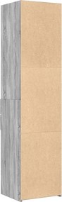Skříň highboard šedá sonoma 45 x 42,5 x 185 cm kompozitní dřevo 3281453