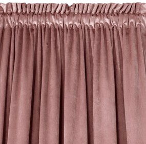 ZATEMŇOVACÍ ZÁVĚS NA PÁSCE MELANIE 140X270 CM TMAVĚŘŮŽOVÁ