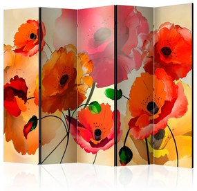 Paraván Velvet Poppies Dekorhome