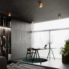 Stropní svítidlo SOLLUX MIKA zlaté GU10 1x10W bez žárovky SL.1283