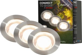 BRI 3917032 CONNECT TO SHINE prodlužovací sada Tilia 3ks LED zapuštěných svítidel do země, IP67 - BRILONER