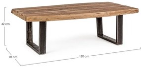 BIZZOTTO konferenční stolek ELMER 120x70 cm 0746308