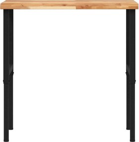 Pracovní stůl 100x60x(73–99,5) cm masivní akácie obdélníkový 3309693