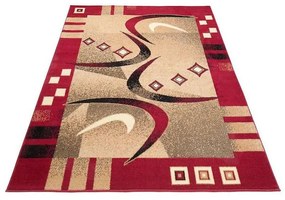 Kusový koberec PP Jorika červený 130x190cm