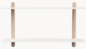 Nástěnná police z dubového dřeva Nivo