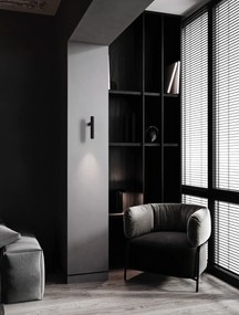Minimalistické nastěnné svítidlo Arlo Černá