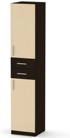 Vomaks Regál-3-MDF Barva: wenge + javor