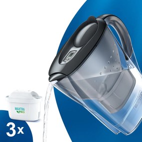 Brita Sada filtrační konvice Marella, 2,4 l, grafitová + 3 filtry Maxtra Pro Pure Peformance 1052796