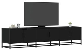 TV skříňka černá 180 x 35 x 41 cm kompozitní dřevo