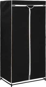 Šatní skříň černá 75 x 50 x 160 cm 282437