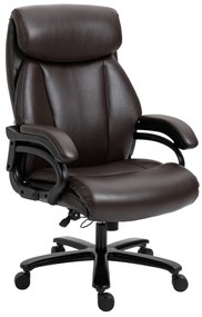 Kancelářská židle Vinsetto manažerská židle herní židle ergonomicky výškově nastavitelná s funkcí houpání, silné čalounění s nosností až 180 kg |