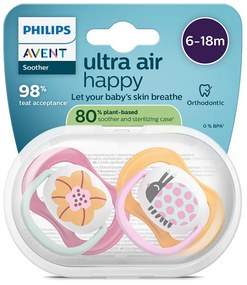 PHILIPS AVENT Šidítko Ultra air obrázek 6-18 m 2 ks Philips Avent Chlapec