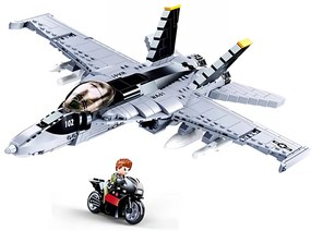Sluban Model Bricks M38-B0928 Stíhačka F/A-18 Super Bumblebee