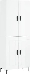vidaXL Skříň highboard 69,5 x 34 x 180 cm kompozitní dřevo [3195789] Barva: kouřový dub