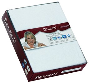 Nepropustné hyperprodyšné froté prostěradlo BelnoU Brissa 100x220 cm - bílá