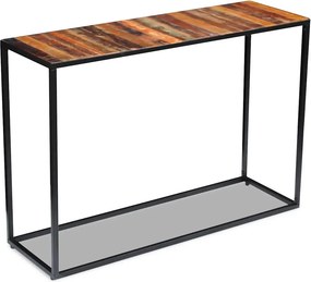 Konzolový stolek masivní recyklované dřevo 110 x 35 x 76 cm 243337