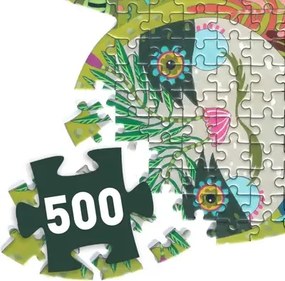 DJECO Obrysové puzzle Lenochod / 500 dílků / 46x55 cm