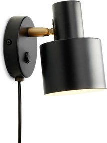 Halo Design 746880 - Nástěnné bodové svítidlo VOGUE 1xE27/40W/230V černá/mosaz