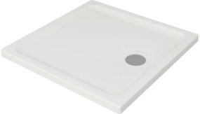 CERSANIT sada B153: sprchový kout ARTECO 90x90x190 cm, průhledný, chrom + slim vanička TAKO, S601-116