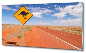 Wallmuralia Foto obraz sklo tvrzené Cesta v Austrálii 100x50