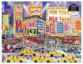 Galison Puzzle Světla na Broadwayi 2000 dílků