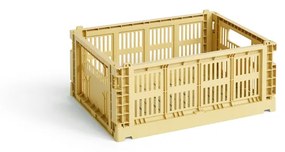 Úložný box Crate Recycled Golden Yellow M HAY