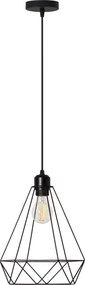 Toolight - Stropní lampa Reno 1xE27 180986, černá, OSW-00011