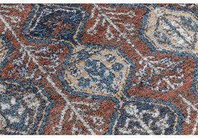 Moderní koberec BELLE BG60A hnědý / růžový střapce velikost 180x270 cm | krásné koberce cz