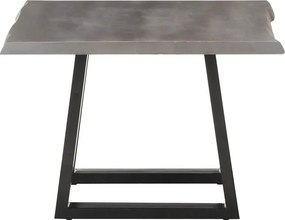 Konferenční stolek s živou hranou 60x60x40 cm masivní akácie 321045