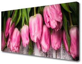 Obraz na plátně Tulipány 140x70 cm