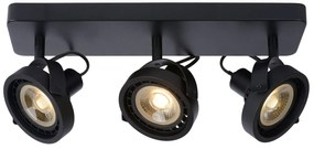 LUCIDE 31931/36/30 TALA LED Stropní bodové svítidlo GU10 3x12W černá Osvětlení pro chodby, schody a schodiště