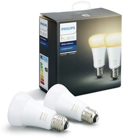 Hue LED žárovka White Ambiance E27/A19 set 2ks 8718696729083 9,5W 2200K-6500K