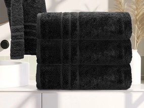 Osuška Comfort Maxi 100x180 cm černá, 100% bavlna