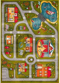 Hali dětský koberec Liston 11161 130 140x200cm zelený