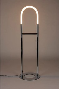 LED stmívatelná stojací lampa ve stříbrné barvě (výška 135 cm) Arch – Zuiver