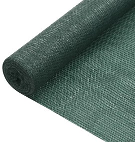 vidaXL Stínící tkanina zelená 2 x 50 m HDPE 75 g/m²