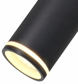 Stojací lampa PARIS 3xGU10/12W/230V černá
