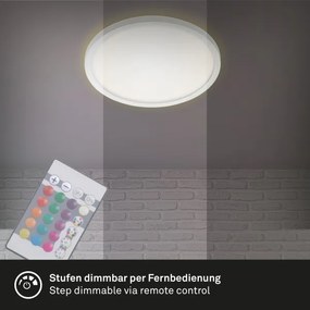 Briloner 7092-416 - LED RGBW Stmívatelné stropní svítidlo SLIM LED/15W/230V + DO