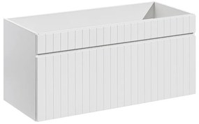 COMAD Závěsná skříňka pod umyvadlo - ICONIC 82-100 white, šířka 100 cm, matná bílá