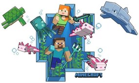 Dětské dekorativní samolepky na stěnu MINECRAFT