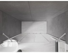Mexen Velar Duo, posuvné dveře do otvoru 170x200 cm, 8mm čiré sklo, chromový profil, 871-170-000-02-01