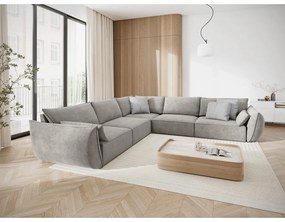 Světle šedá rohová pohovka (variabilní) Vanda – Mazzini Sofas