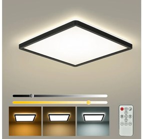 Brilagi - LED Stmívatelné svítidlo ULTRA SLIM LED/18W/230V 30x30 cm černá + DO
