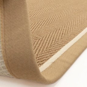 Oboustranný/ručně tkaný jutový koberec v přírodní barvě 200x290 cm Bordo Herringbone Linen – Asiatic Carpets