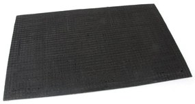 Kokosová čisticí rohož Lines Squares 45 x 75 x 2 cm, hnědá