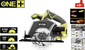 Ryobi R18CSP-0 aku pila okružní 18 V, 150mm - maxi SLEVA !