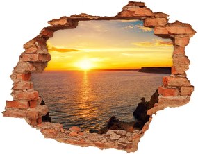 Wallmuralia Nálepka fototapeta na zeď Západ slunce moře 90x70 cm